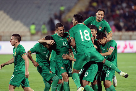 Bolivia Players Celebrate His Teammates After Editorial Stock Photo ...