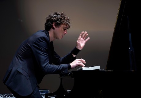Pianist Composer Francesco Tristano Performs Yamaha Editorial Stock ...