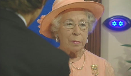 Rodrigo Meeting Queen Impersonator Jeanette Charles Editorial Stock ...