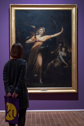 Person Looks Artwork Lady Macbeth Sleepwalking Editorial Stock Photo ...