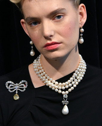 Queen Marie Antoinettes Pearl Diamond Natural Editorial Stock Photo ...