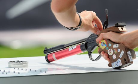 Gb Pentathlete Heather Fell Prepares Her Editorial Stock Photo - Stock ...