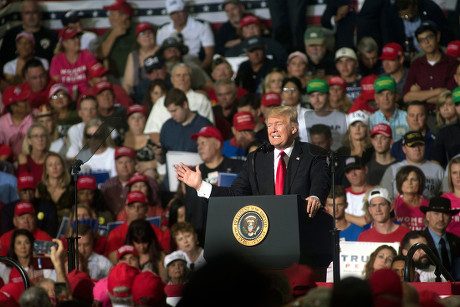 Us President Donald Trump Speaks Campaign Editorial Stock Photo - Stock ...