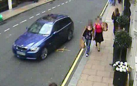 Robbers Bmw Car Driving Past Graff Editorial Stock Photo - Stock Image ...