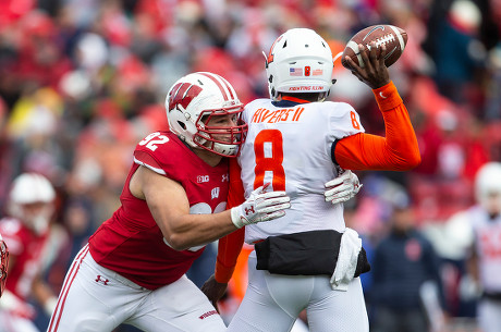 NCAA Football Illinois vs Wisconsin, Madison, USA - 20 Oct 2018 Stock ...