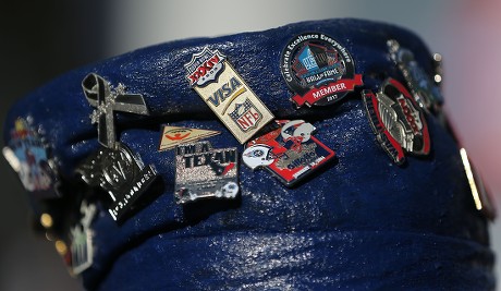 Fans Hat Nfl Pin Badges Editorial Stock Photo - Stock Image | Shutterstock