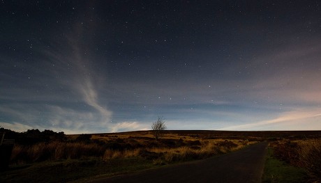 Night Sky Dunkery Exmoor National Park Editorial Stock Photo - Stock ...