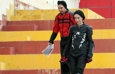 Iranian women participate in first official motorcycle training, Parand ...
