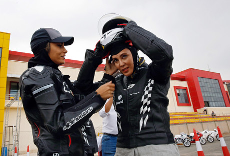 Iranian women participate in first official motorcycle training, Parand ...