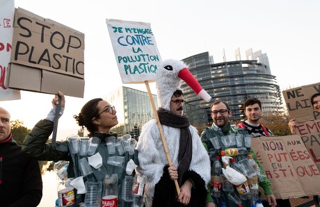 __COUNT__ Protest against plastic waste at European Parliament in ...