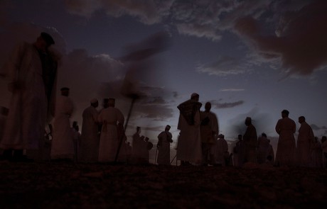 Members Ancient Samaritan Community Congregate Sunrise Editorial Stock ...
