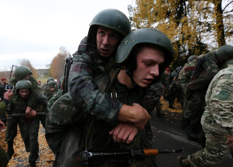 Belarussian Soldiers Interior Ministry Special Unit Editorial Stock ...