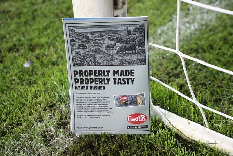 Ginsters Advert Inside Matchday Programme Editorial Stock Photo - Stock ...