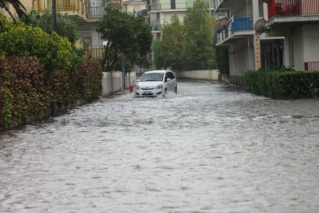 Corigliano Flooding Damage Disruption Calabrian Area Editorial Stock ...