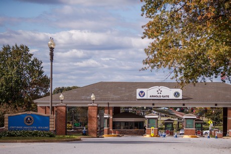 Arnold Gate Joint Base Anacostiabolling Washington Editorial Stock ...