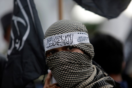 Islamic Activists Tawheed Flags Hold Rally Editorial Stock Photo ...