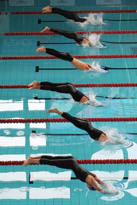 Fourth Heat Swimming Discipline Mens Final Editorial Stock Photo ...