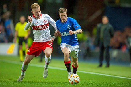 Ryan Kent 26 Rangers Fc Runs Editorial Stock Photo - Stock Image ...