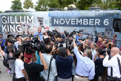 __COUNT__ Andrew Gillum campaign rally, Boca Raton, USA - 25 Oct 2018 ...
