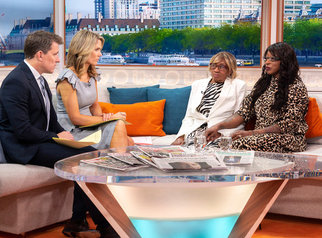 Ben Shephard Charlotte Hawkins Delcie Gayle Editorial Stock Photo ...