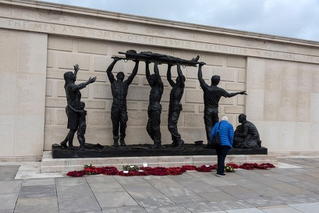 One Two Large Statues Armed Forces Editorial Stock Photo - Stock Image ...