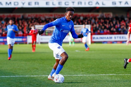 Portsmouth Forward Jamal Lowe 10 During Editorial Stock Photo - Stock ...