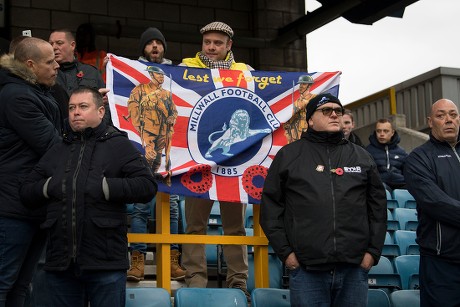 Millwall Fans Poppy Flag Editorial Stock Photo - Stock Image | Shutterstock
