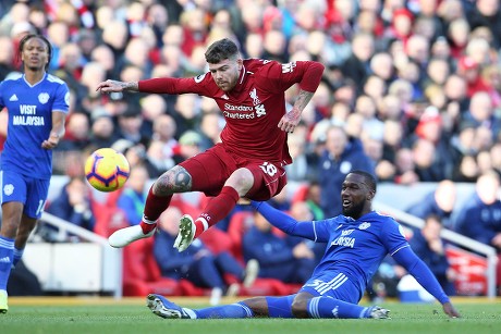 Cardiff City Defence Beaten By Liverpool Editorial Stock Photo - Stock ...