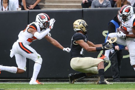 Oregon States Shawn Wilson Appears Intercept Editorial Stock Photo ...
