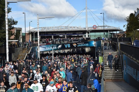 Fans Stream Down Wembley Way Wembley Editorial Stock Photo - Stock ...
