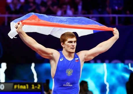 Musa Evloev Russia Celebrates After Defeating Editorial Stock Photo ...