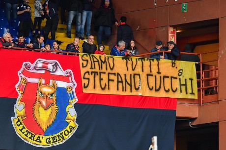Genoa Fans Dedicate Banner Stefano Cucchi Editorial Stock Photo - Stock ...