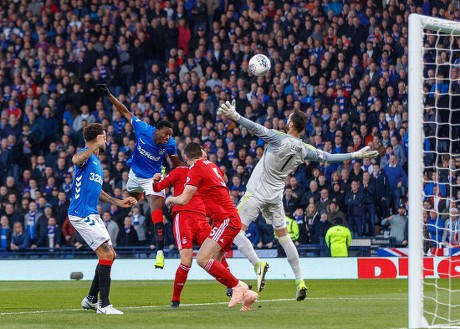 Umar Sadiq Rangers Heads Over Aberdeen Editorial Stock Photo - Stock ...