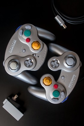 Close Official Nintendo Gamecube Platinum Console Editorial Stock Photo ...