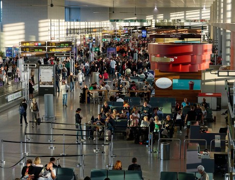 Interior View Terminal Shops Waiting Passengers Editorial Stock Photo ...