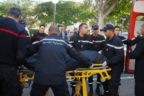 Tunisian Police Firemen Pictured On Site Editorial Stock Photo - Stock ...