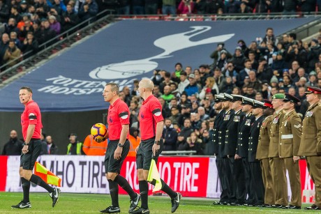 Kevin Friend Referee Along Stuart Burt Editorial Stock Photo - Stock ...
