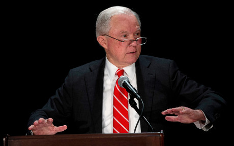 AG Jeff Sessions in Boston, USA - 29 Oct 2018 Stock Pictures, Editorial ...