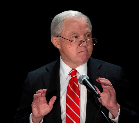 AG Jeff Sessions in Boston, USA - 29 Oct 2018 Stock Pictures, Editorial ...