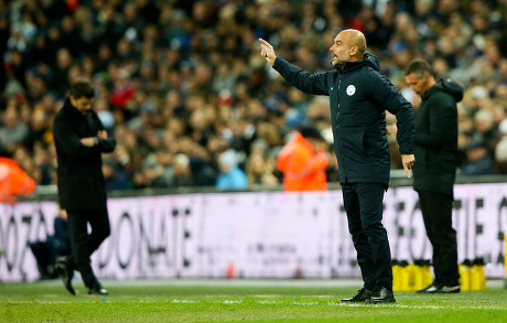 Manchester City Manager Pep Guardiola Animated Editorial Stock Photo ...