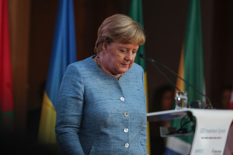 German Chancellor Angela Merkel G20 Investment Editorial Stock Photo ...