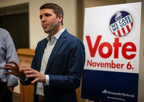 Democratic Candidate Congress Chris Papas Meets Editorial Stock Photo ...