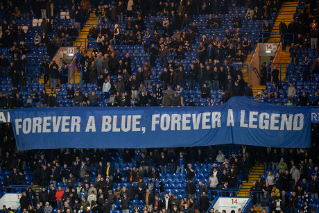Giant Banners Chelsea Home Fans End Editorial Stock Photo - Stock Image ...