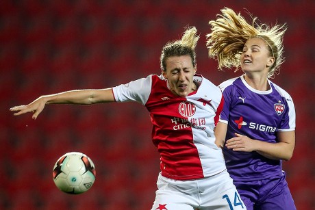 Rosengards Glodis Viggosdottir R Slavia Pragues Editorial Stock Photo ...