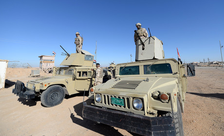 Iraqi military forces at the al-Qaim border town, Iraq - 02 Nov 2018 ...