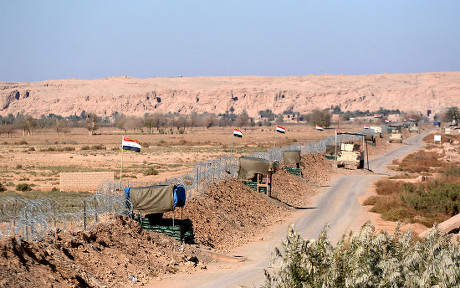 Abu Kamal Alqaim Border Crossing Seen Editorial Stock Photo - Stock ...