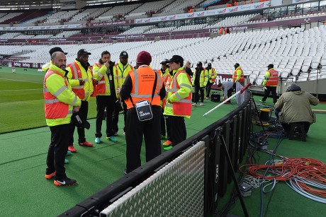 Stewards Olympic Stadium During West Ham Editorial Stock Photo - Stock ...