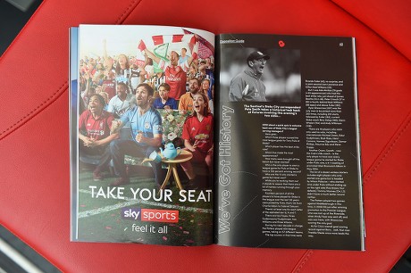 Sky Sports Advert Match Day Programme Editorial Stock Photo - Stock ...
