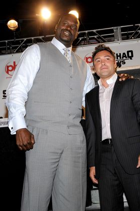 'Shaq Vs' Press Conference Promoting Boxing Match Between Oscar De La ...