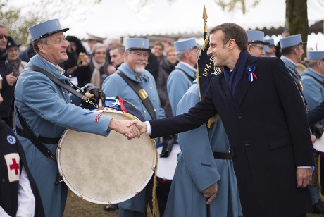 French President Emmanuel Macron C Poses Editorial Stock Photo - Stock ...